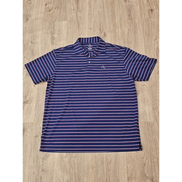 Rhoback | Shirts | Rhoback Polo Mens Xl Blue Striped Spread Collar Usa ...